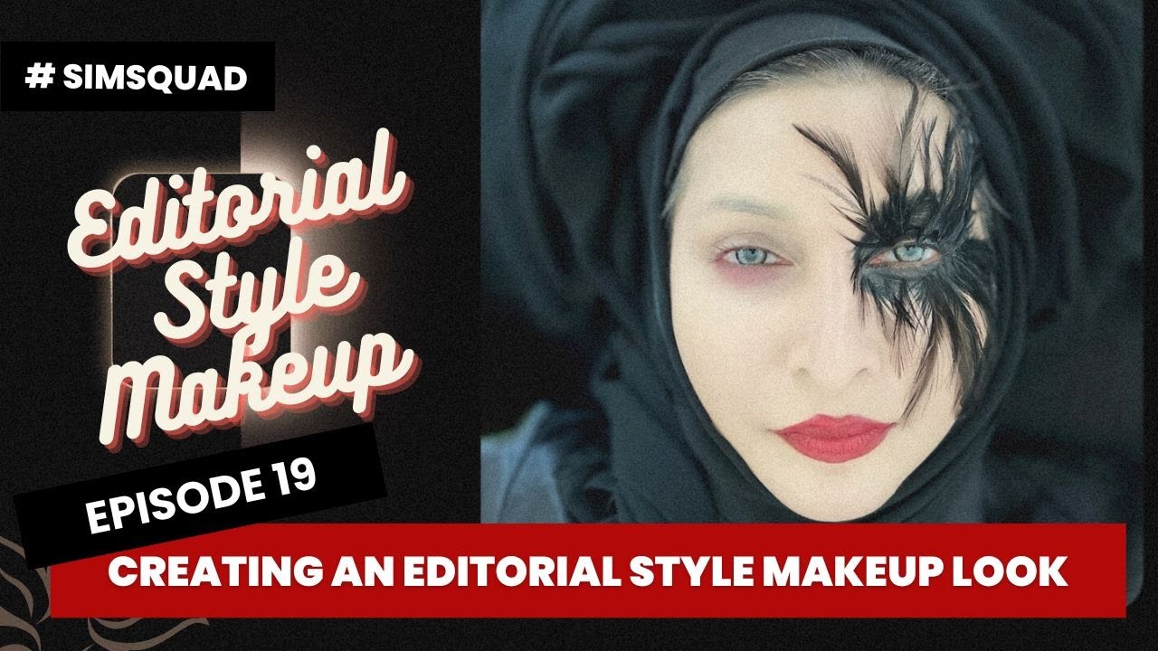 Brown Girl in Dubai creates an Editorial Style Look | #SimSquad - YouTube