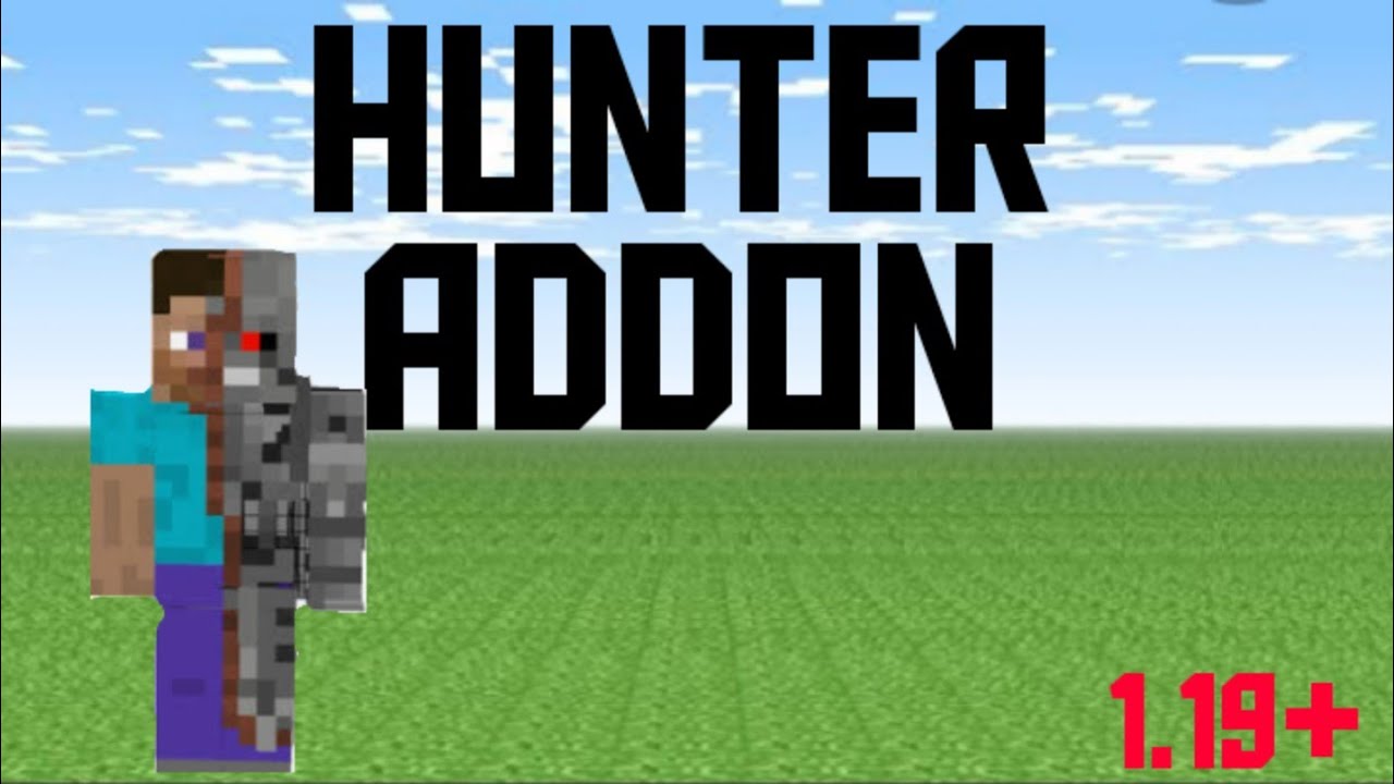 Hunter Addon for Minecraft pocket edition... 1.19+ Terminetor...S.A gaming - YouTube