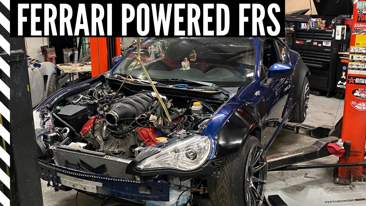 Ferrari Engine To T56 Adapter & Custom Mounts - Ferrari Powered FRS ...