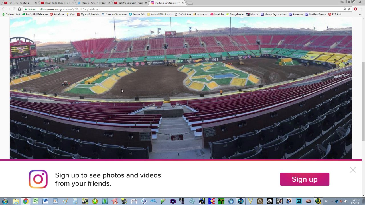 Monster Jam World Finals 18 Track Reveal - YouTube