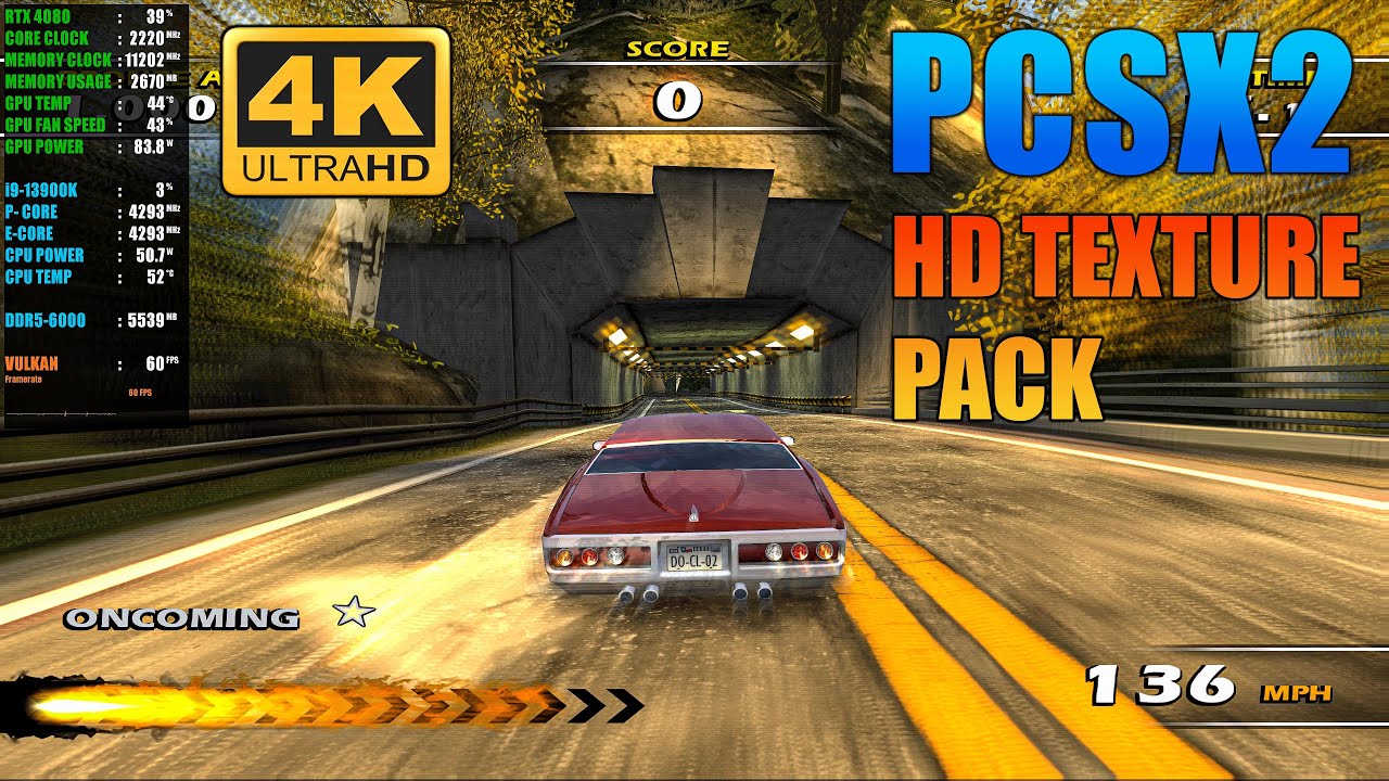 Burnout Dominator | PCSX2 Nightly Emulator | HD Texture Pack | Playable ...