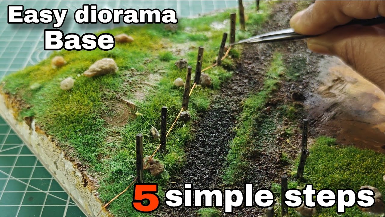 How To Make Realistic Diorama Base | Tutorial for Beginners - YouTube