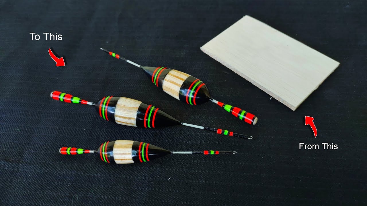 How to Make a Fishing Floats from Plywood - YouTube