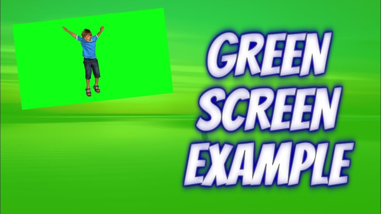 Green Screen Example Video... - YouTube