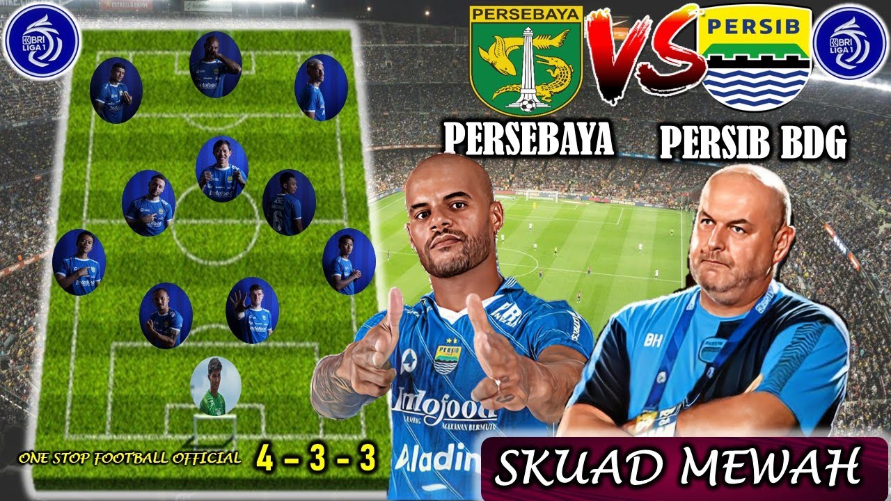 PERTANDINGAN YANG DI TUNGGU PUBLIK🔥 INILAH Formasi Lineup O Persib vs ...