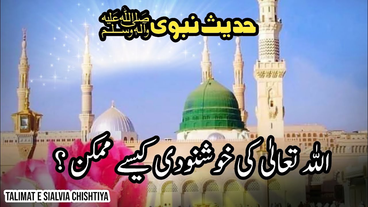 اللہ تعالیٰ کی خوشنودی کیسے ممکن ؟ || Talimat E Sialvia Chishtiya ...