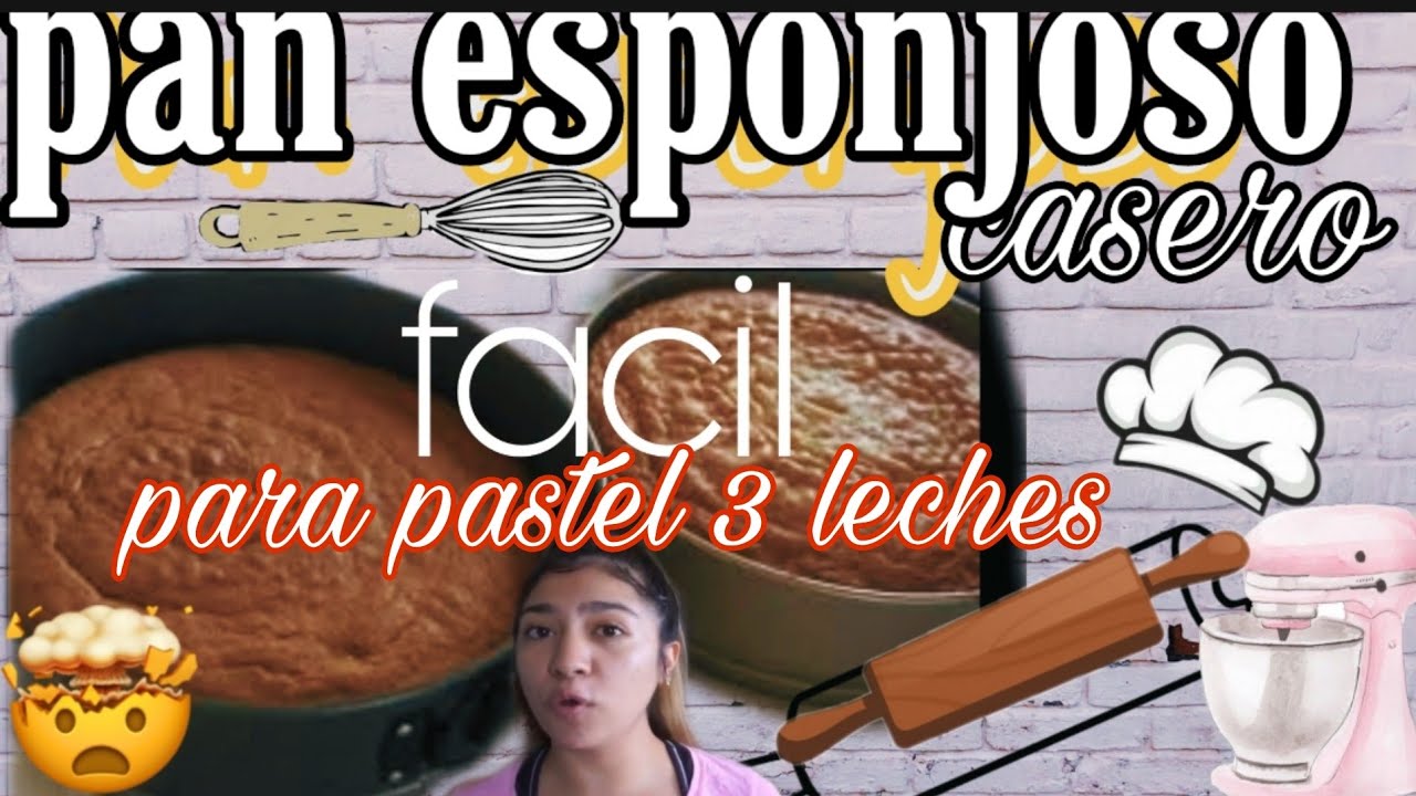 PAN ESPONJOSO CASERERO /mi receta facil - YouTube