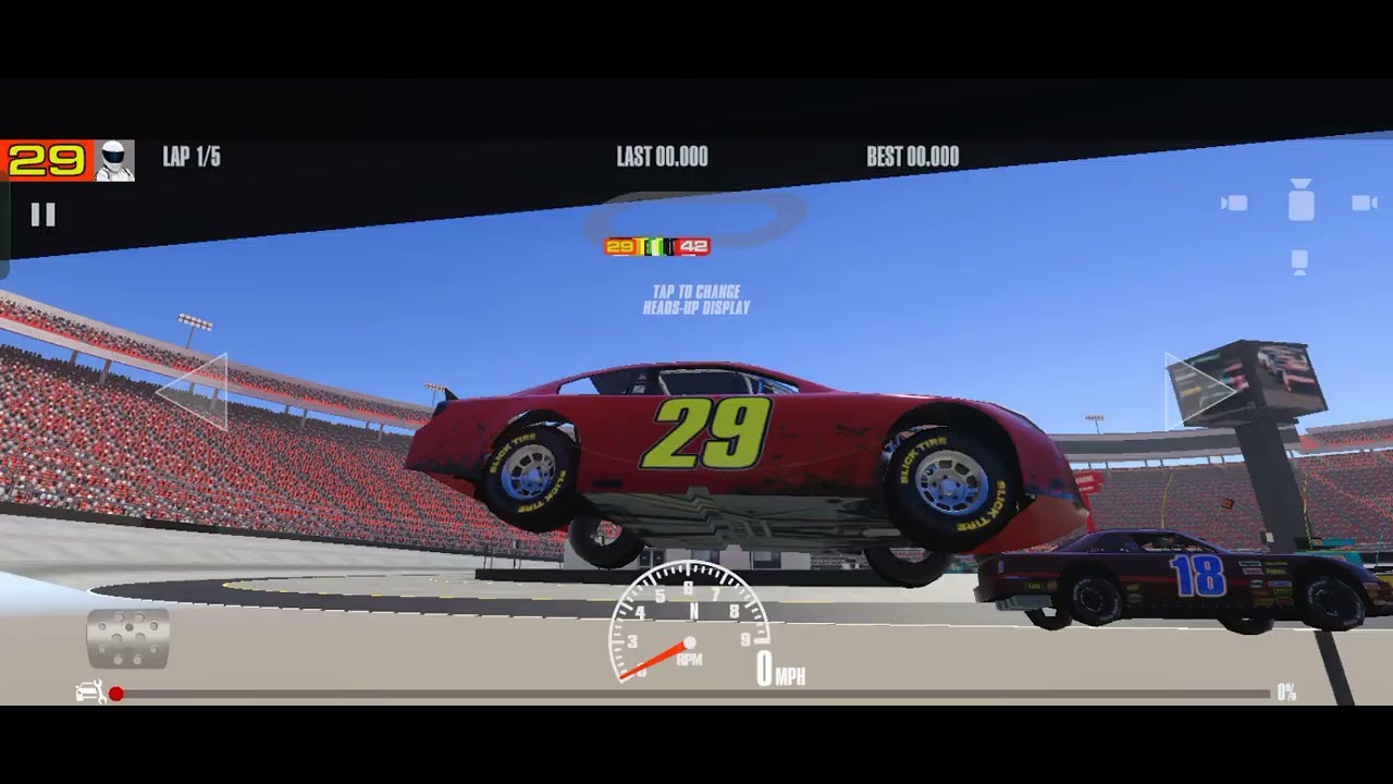 STOCK CAR RACE GAME PLAY #stockcar - YouTube