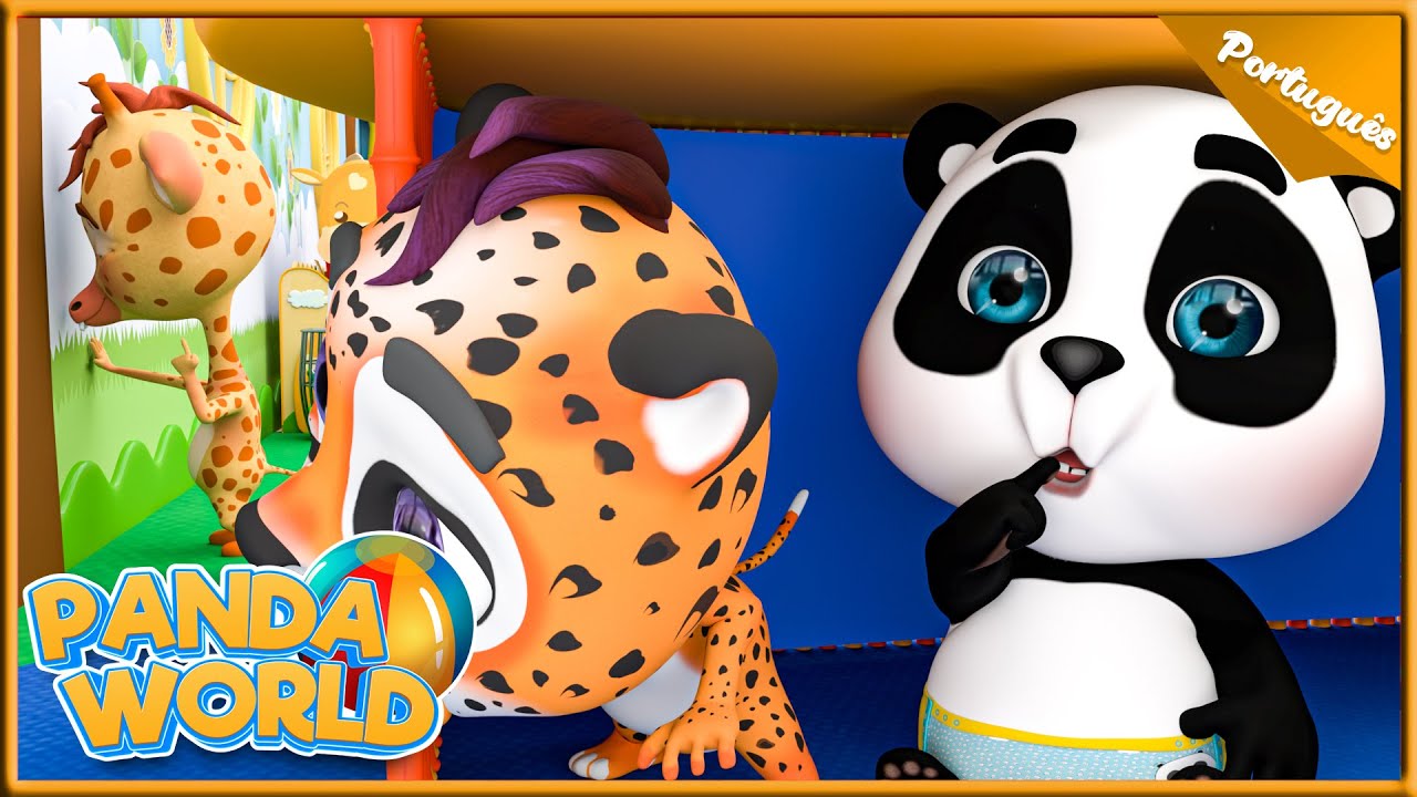 Esconder e procurar | Os veículos de construção | Panda World Português ...