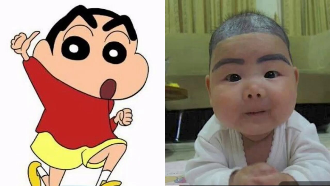 Shin chan character in real life - YouTube
