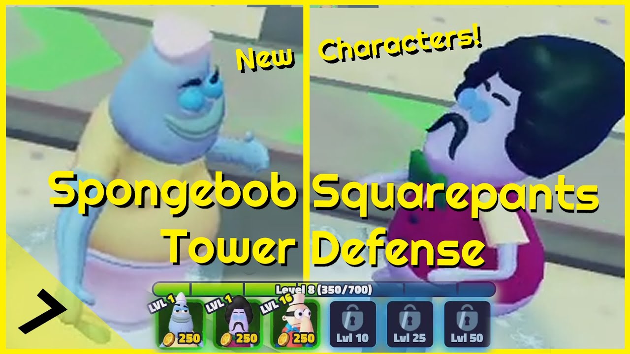Roblox - Two NEW Characters on SpongeBob SquarePants TD! - YouTube