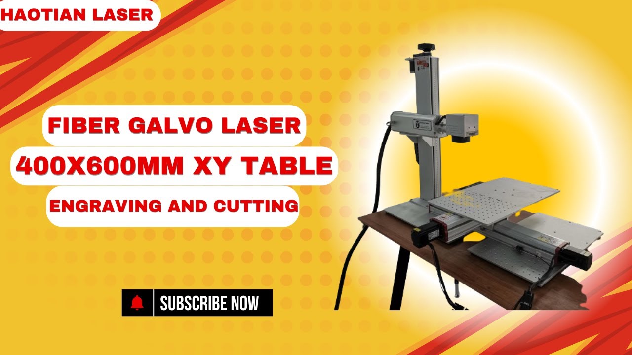 Fiber Galvo Laser with 400x600mm XY Table for Advanced Engraving and ...