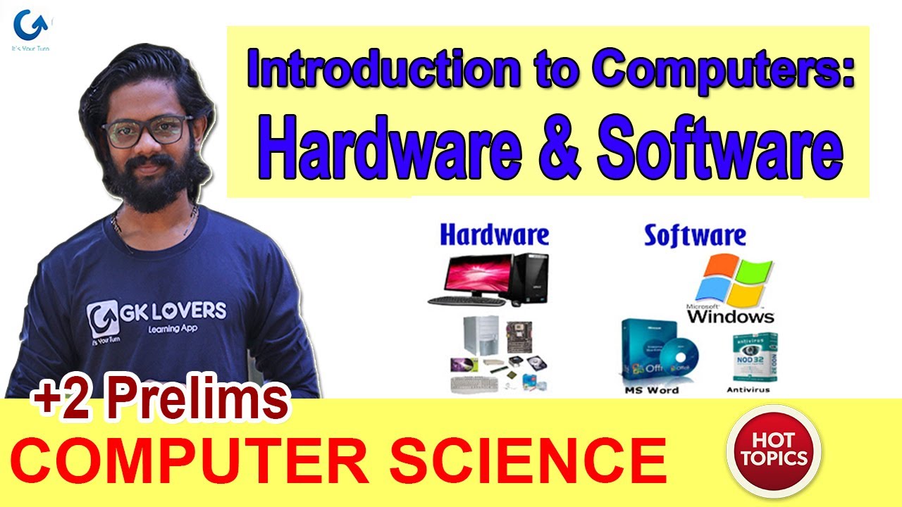 hardware and software of computer || Basics Of IT || Computer Science ...