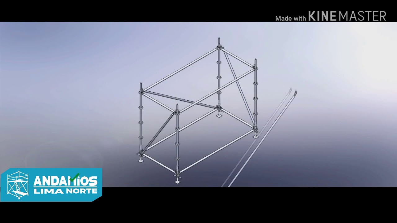 Como armar un Andamio Multidireccional Normado Layher - YouTube