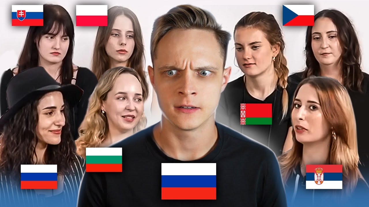 RUSSIAN TRIES TO UNDERSTAND 7 SLAVIC LANGUAGES! POLISH, SERBIAN ...