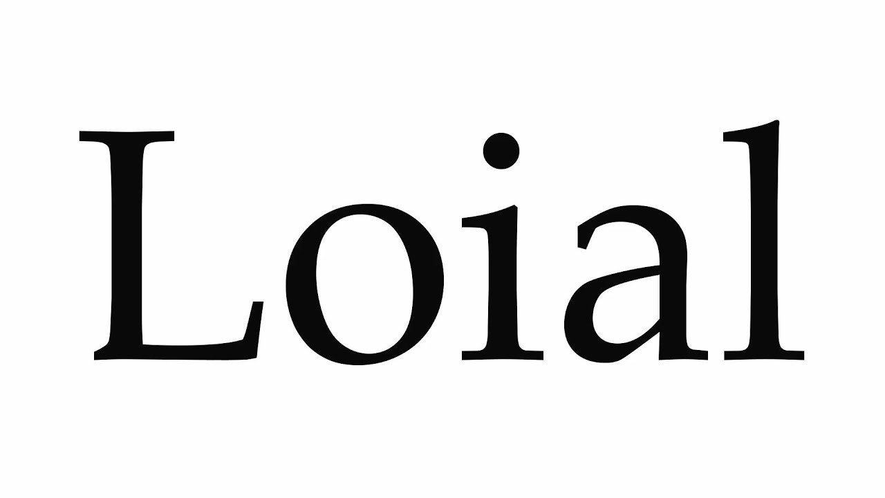 How to Pronounce Loial - YouTube