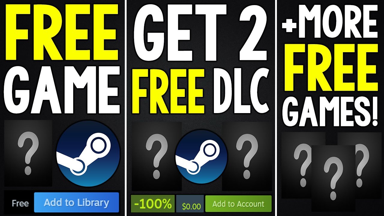 Tons of FREE Stuff Now! Free STEAM Game, Free Steam DLC and More Free ...
