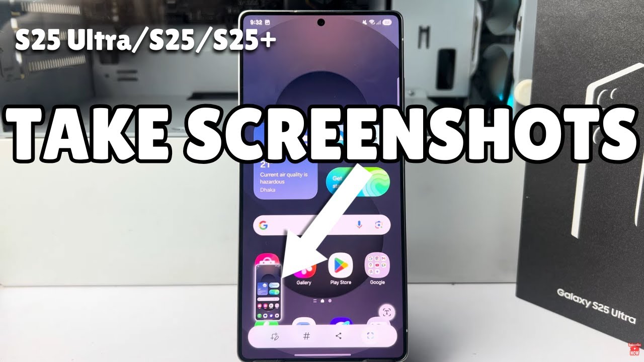 Galaxy S25 / S25+ / S25 Ultra: How to Take Screenshot Samsung - YouTube