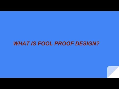 WHAT IS FOOL PROOF DESIGN ? | MECHANICAL | PRODUCTION - YouTube