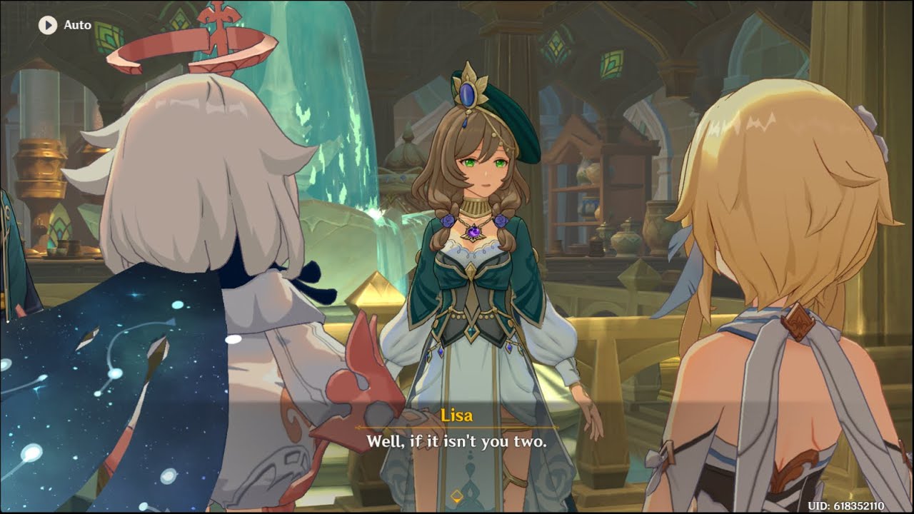 Genshin Impact Second Blooming Day 1 All Scenes: My wish to see Lisa in ...