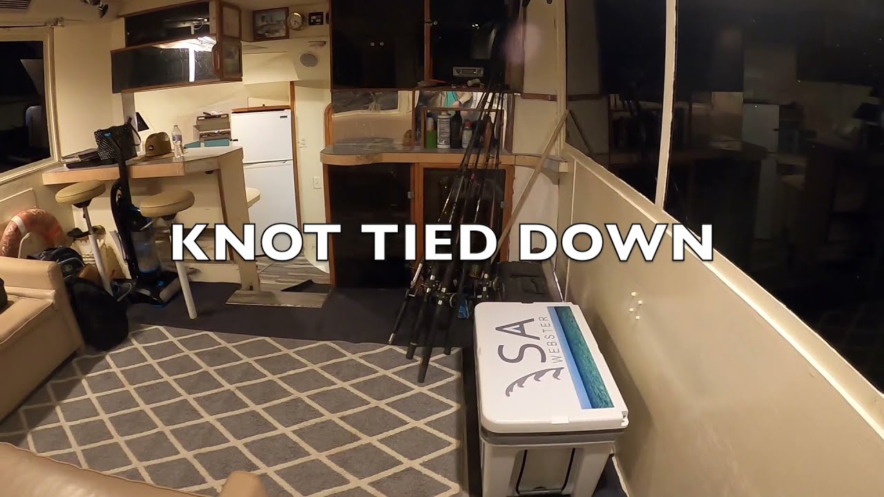 Fishing with Knot Tied Down - YouTube