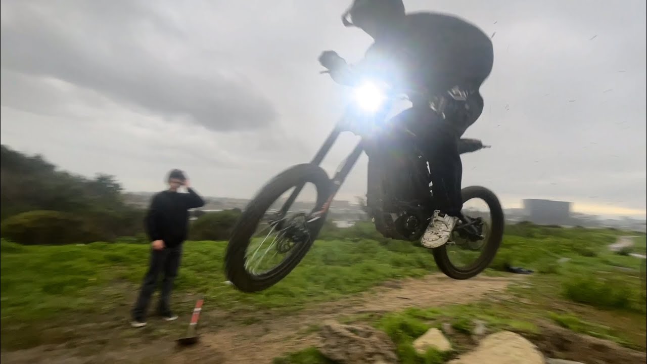 Muddy Surron track!! - YouTube