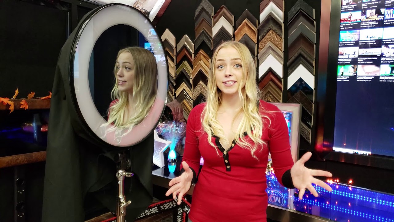 Halo Teleprompter Assembly | Ring Light for YouTube Creators - YouTube