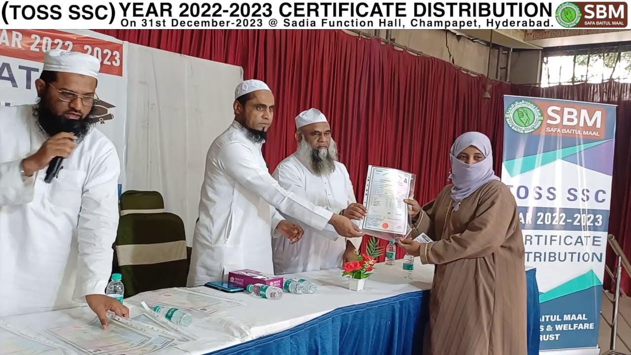 TOSS SSC YEAR 2022-2023 CERTIFICATE DISTRIBUTION Program By Safa Baitul ...
