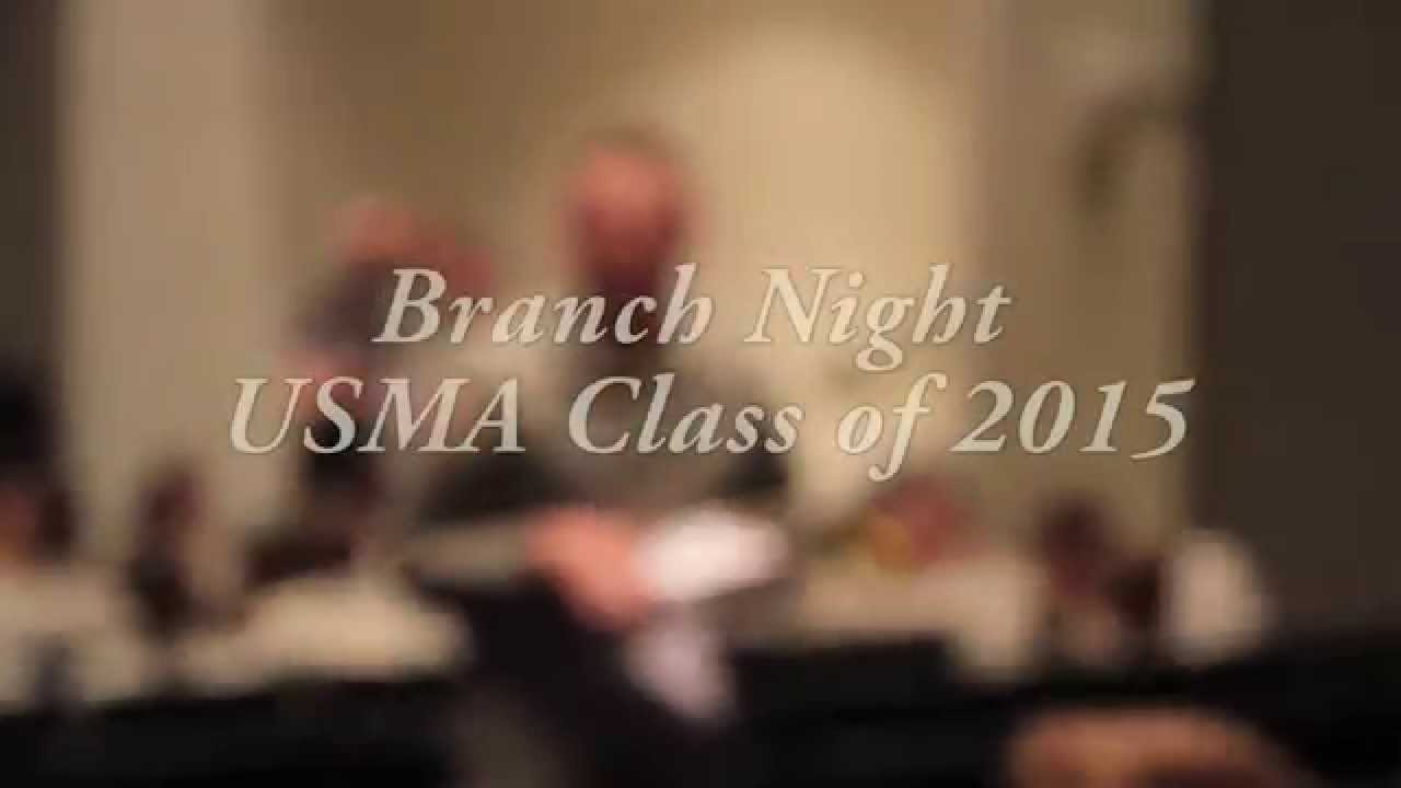 Branch Night - USMA Class of 2015 - YouTube