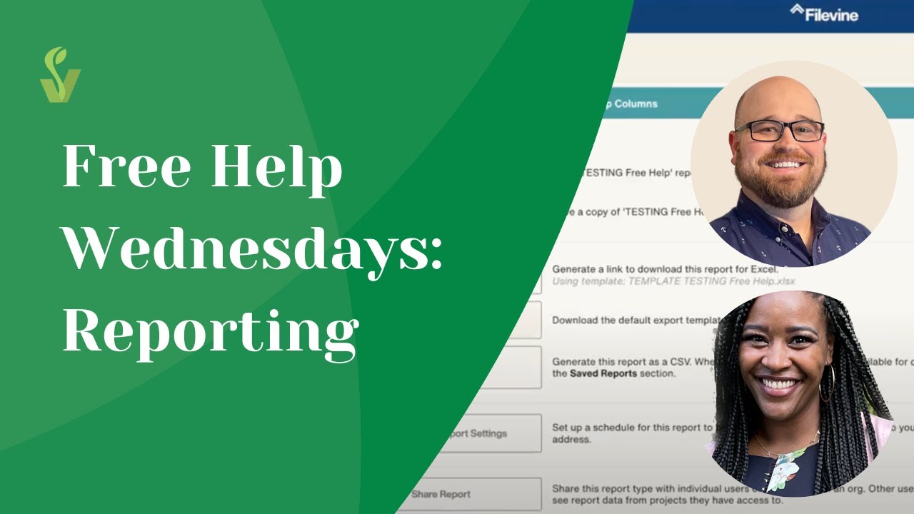 Free Help Wednesdays: Filevine Reporting - YouTube
