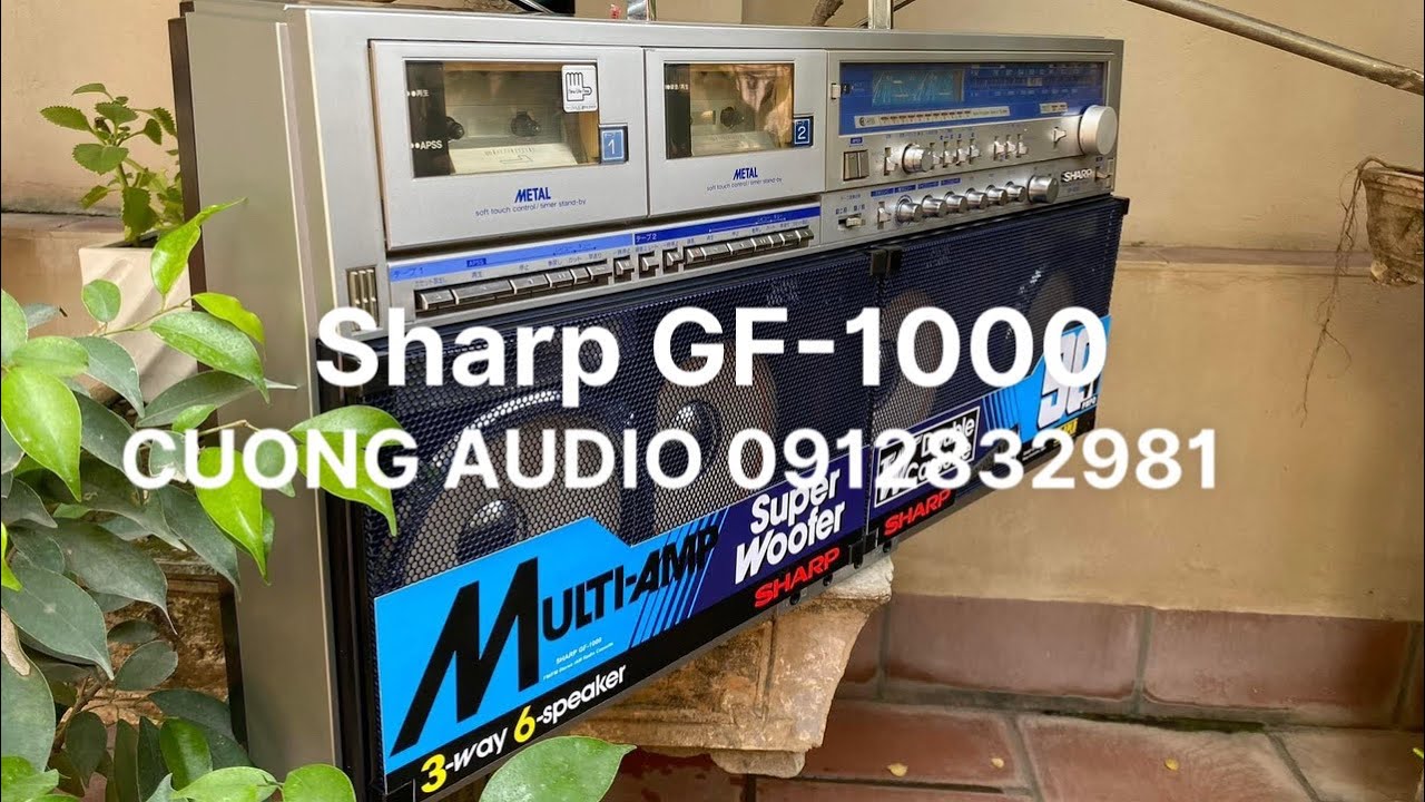 Restore SHARP GF 1000 radio part Review the Sharp GF 1000 last beam ! Sharp's GF series Rare ...
