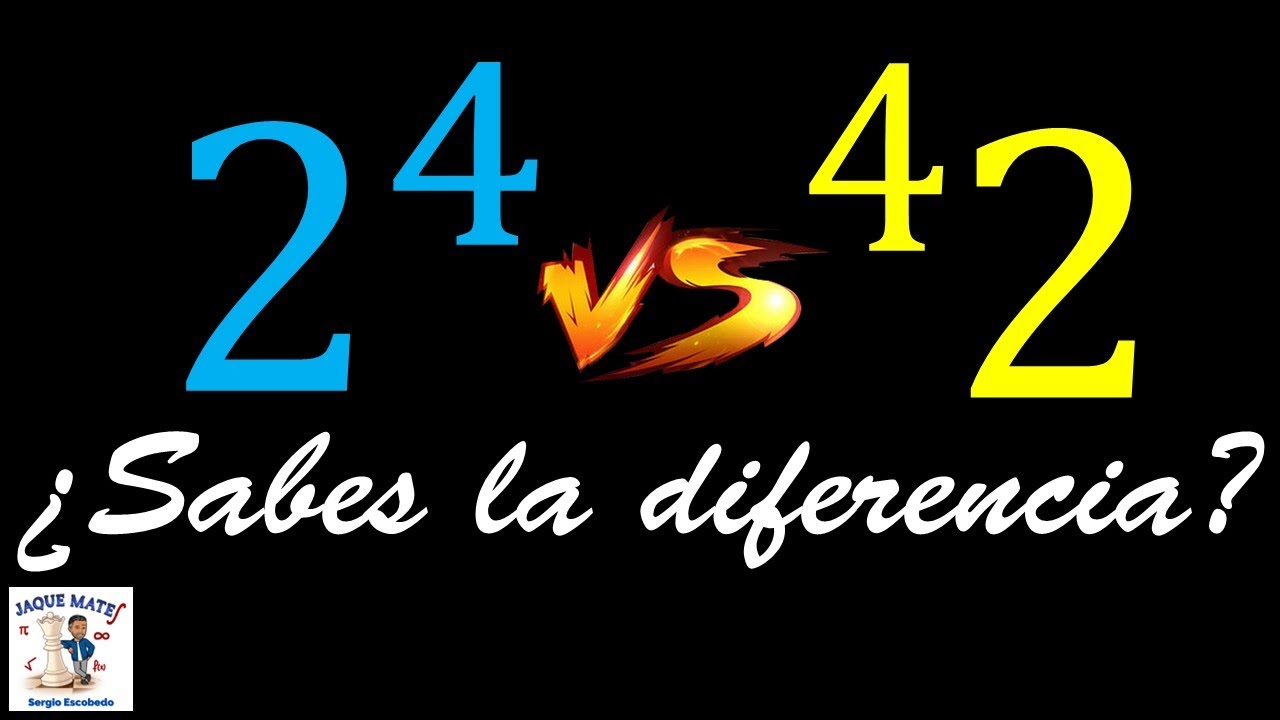 TETRACIÓN Descubre la diferencia 2^4 vs 2^^4 Hiperoperación - YouTube