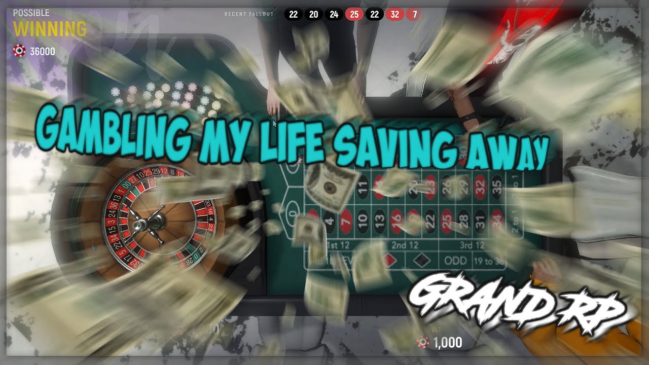 Gambling my life saving away in GTA RP - YouTube