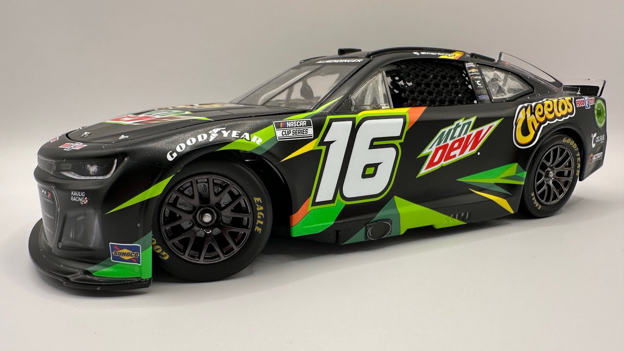 Review: 2024 Aj Allmendinger #16 Food City/Cheetos/Mtn Dew Chevy Camaro ...