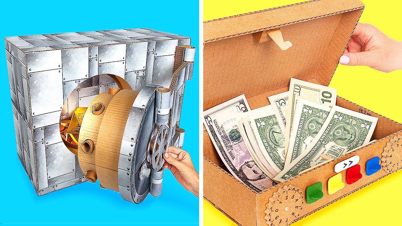 DIY Safest Safes From Ordinary Cardboard YouTube DIY Safest Safes From Ordinary Cardboard YouTube