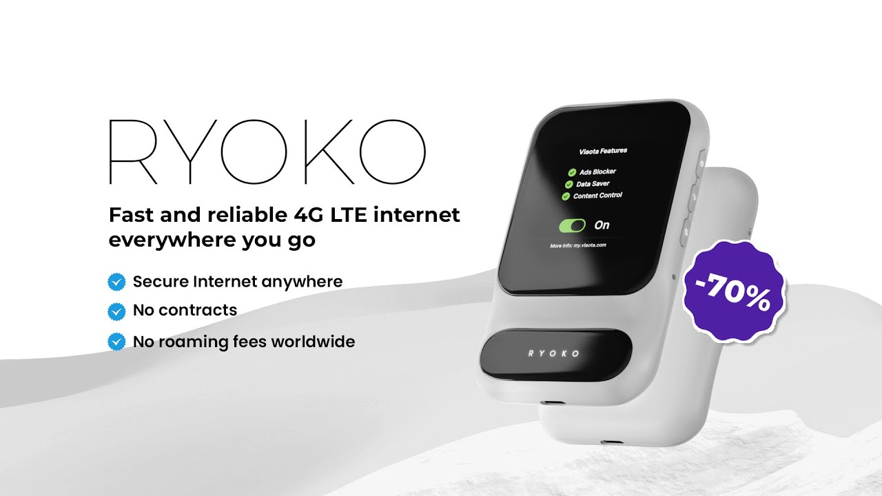 Ryoko Wifi Hotspot: Fast & Reliable 4G LTE Internet Anywhere You Go ...