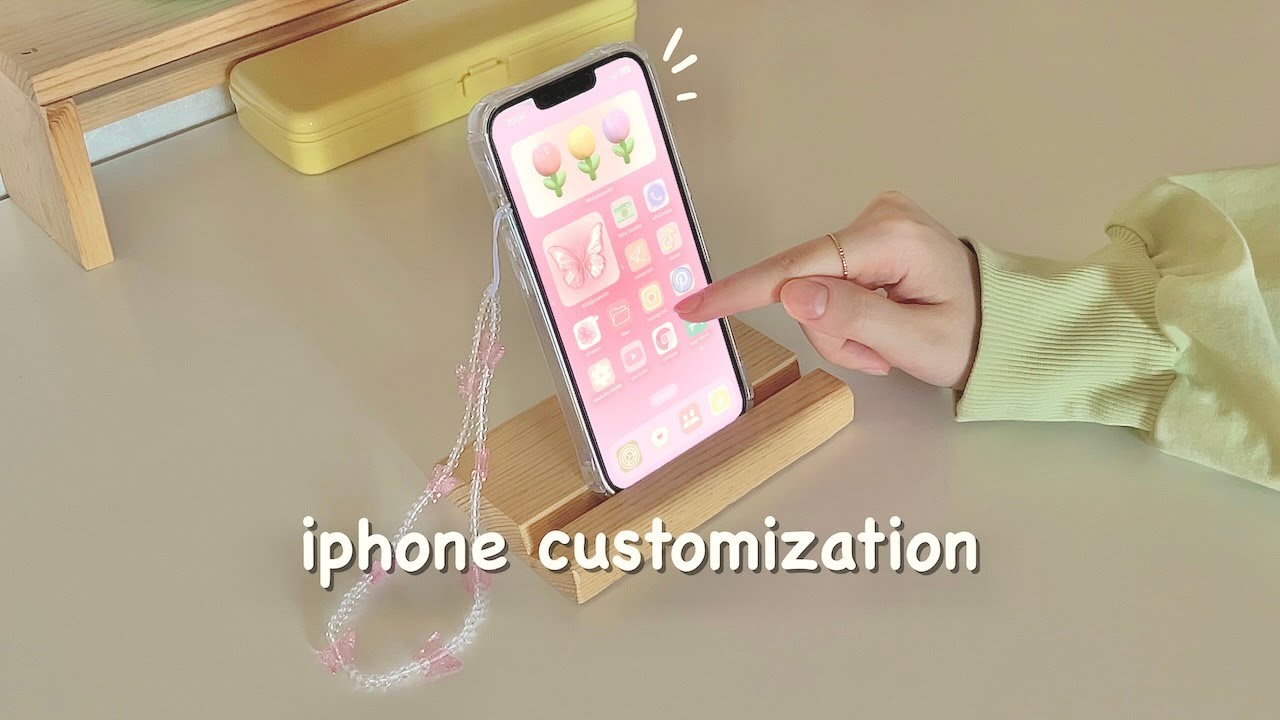 how to customize your iphone🌷| cute & easy - YouTube