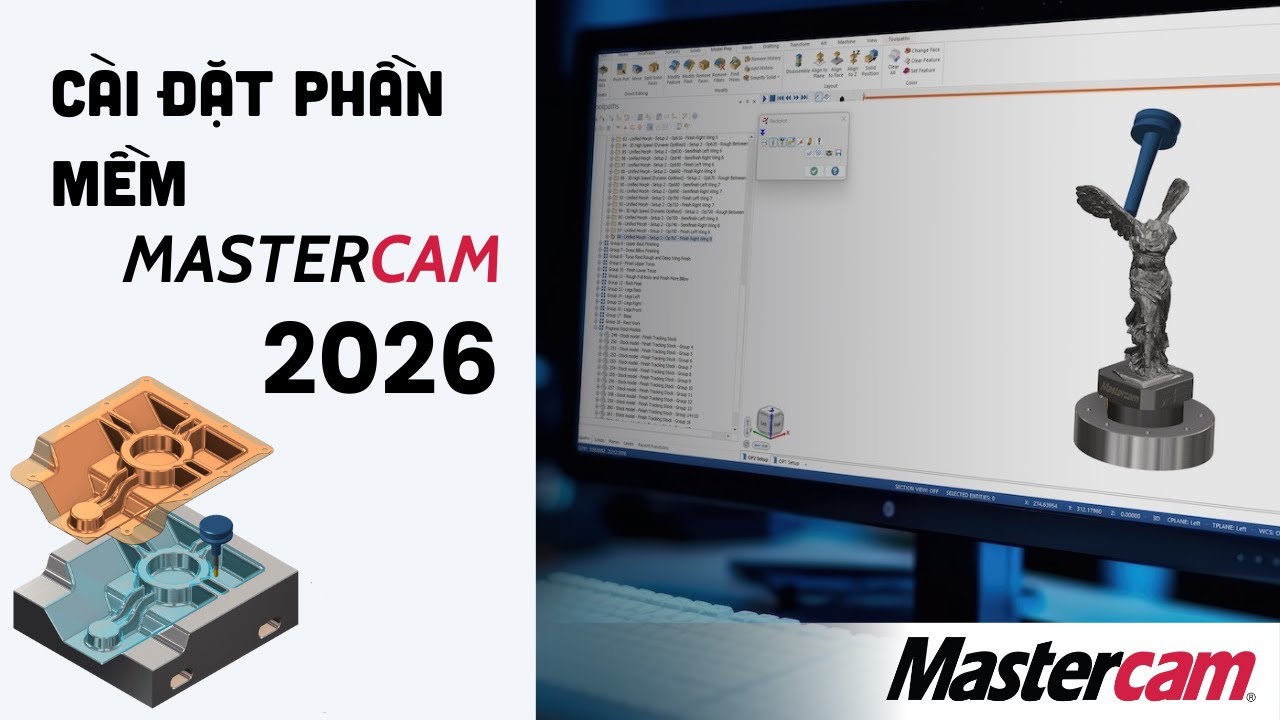 CÀI ĐẶT MASTERCAM 2026 | INSTALL MASTERCAM 2026 BETA - YouTube