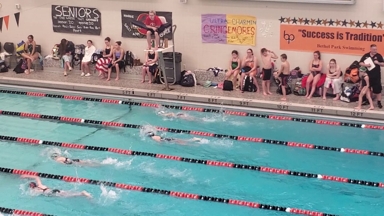 Swimming meet 1/2020 - YouTube