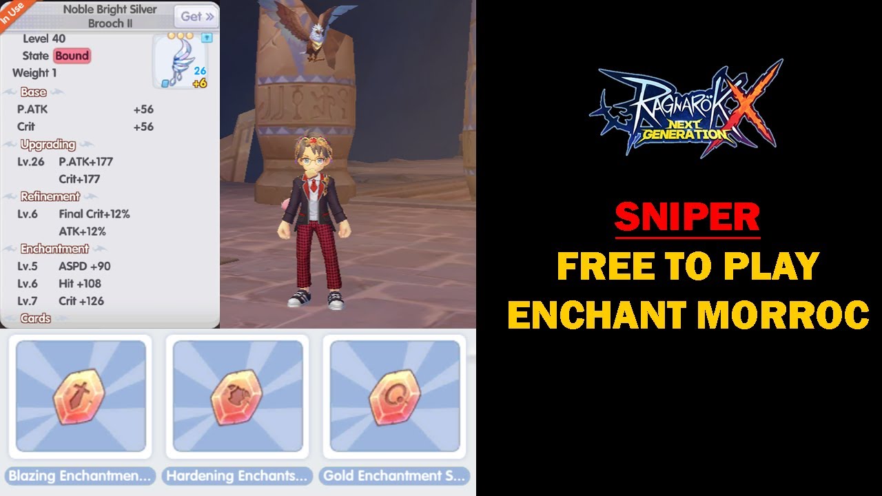 Sniper F2P Enchant Morroc 150 batu pake trick KC | Ragnarok X Next ...
