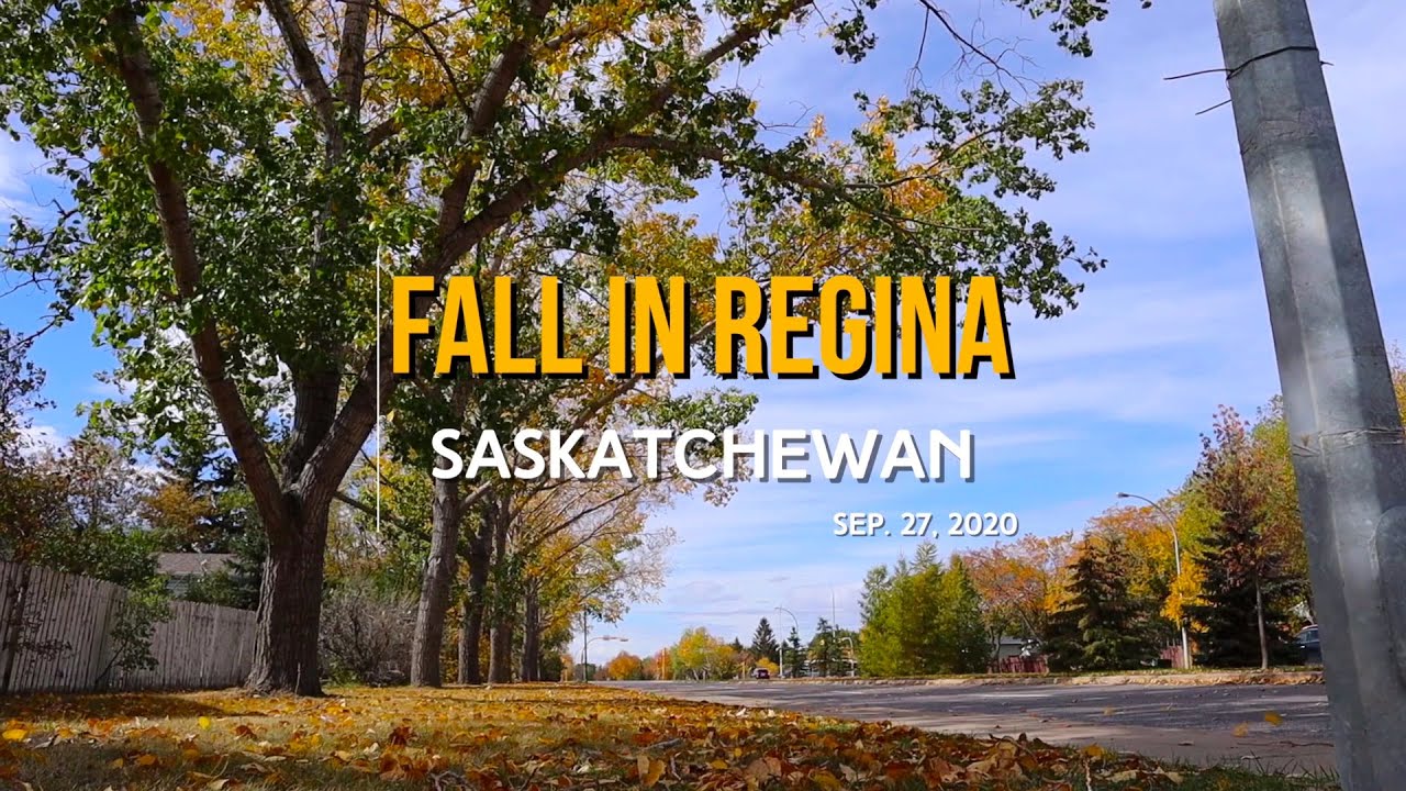 Fall in Regina [September 27, 2020] - YouTube