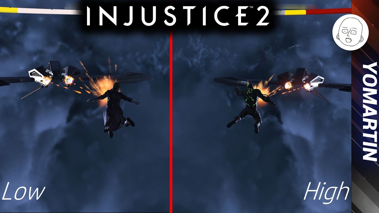 Injustice 2 High vs Low Graphics comparison [PC] - YouTube