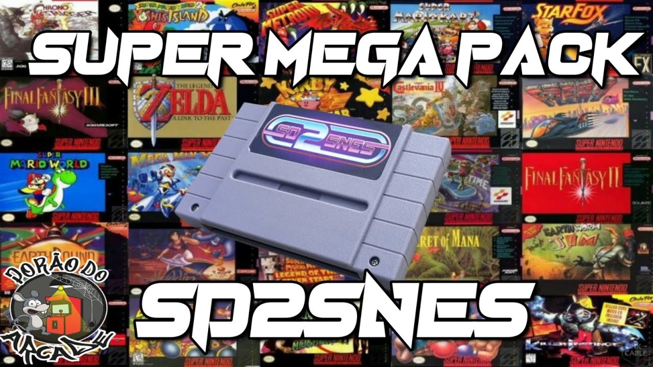 SUPER MEGA PACK SD2SNES - YouTube