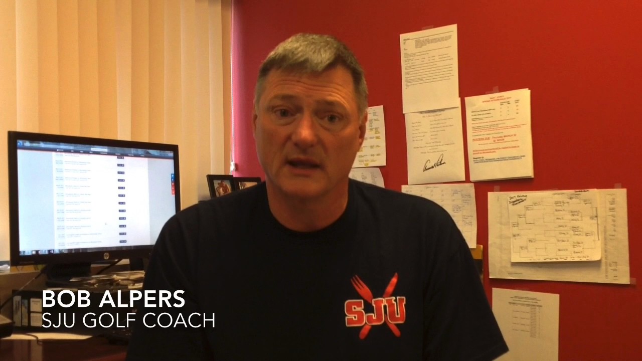 Interview w/SJU Golf Coach Bob Alpers - 2017 Triangular & St. Thomas ...