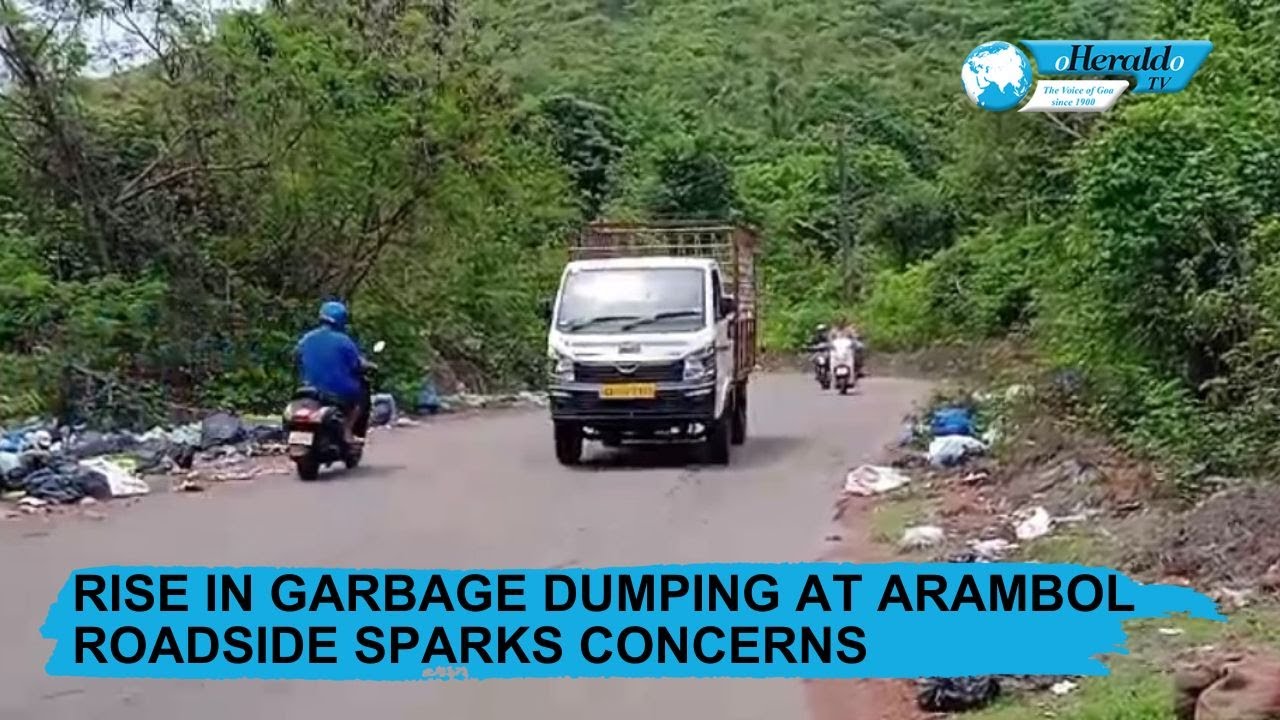Rise in garbage dumping at Arambol roadside sparks concerns - YouTube