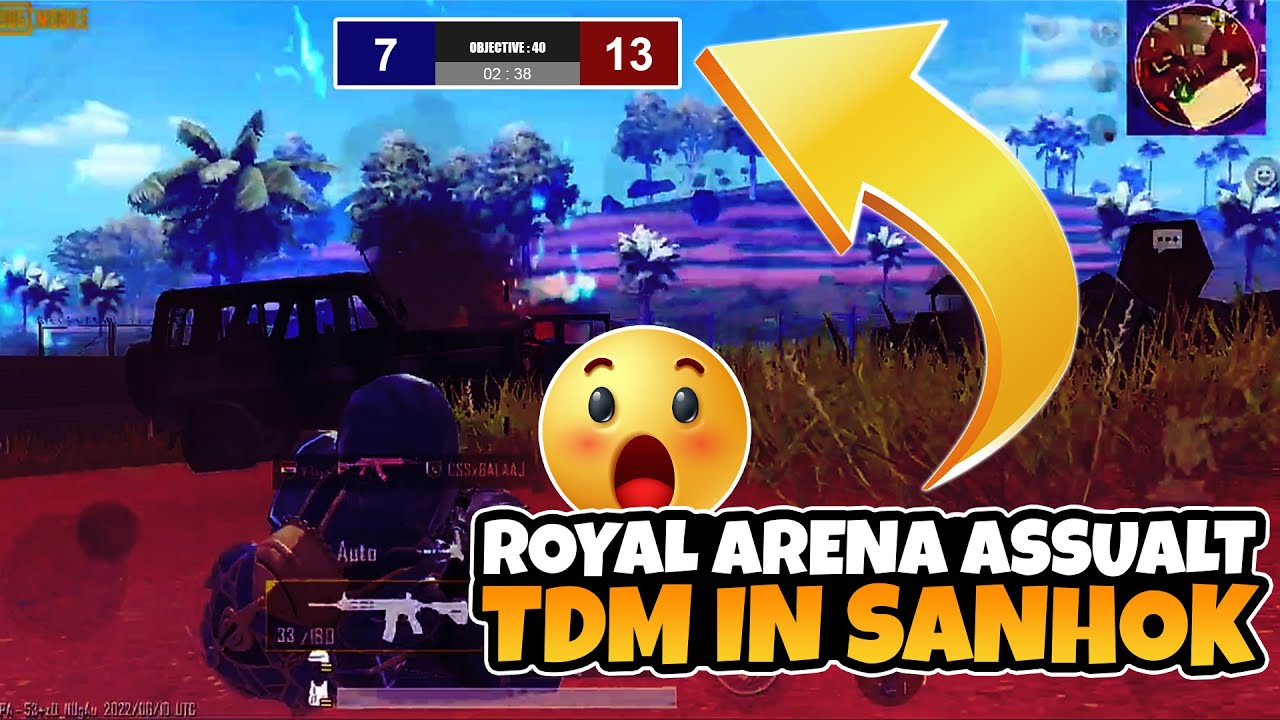 NEW ROYAL ARENA ASSUALT SANHOK MODE | ASSUALT ARENA MODE || PUBG MOBILE ...