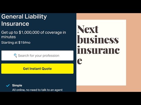Next business insurance - YouTube