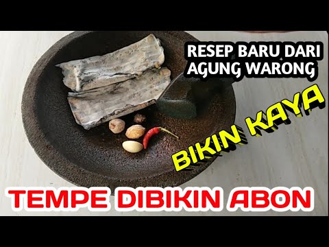 CARA MEMBUAT ABON DARI TEMPE 🔴 VERSI CHEF GANTENG AGUNG WARONG - YouTube