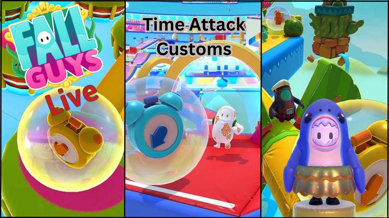 Fall Guys Customs Time Attack and The Vault Only - YouTube