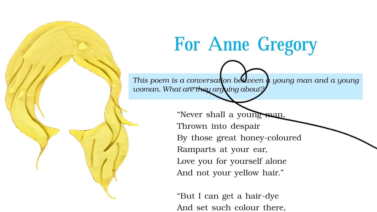 Class 10 Chapter 8 poem For Anne Gregory English NCERT Radhika budhwar - YouTube
